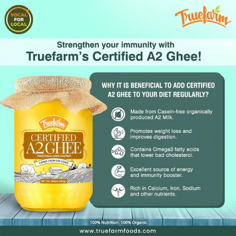 Truefarm Foods Certified A2 Ghee
