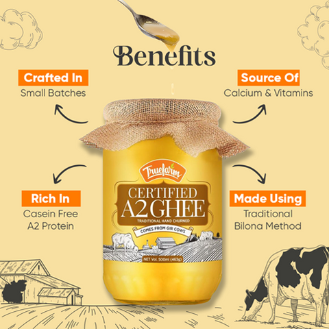 Truefarm Foods Certified A2 Ghee